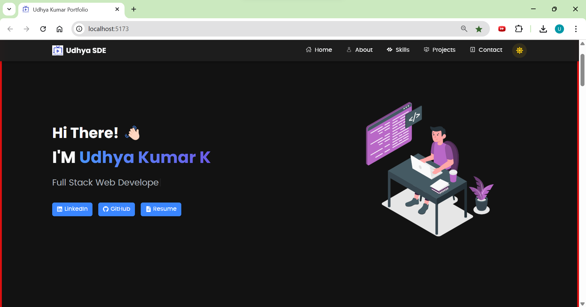 Udhya Kumar Portfolio